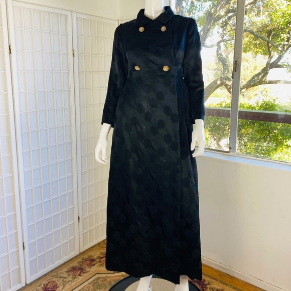 Vintage | Jackets & Coats | Vintage Womens Black Silk Embroidered Opera ...